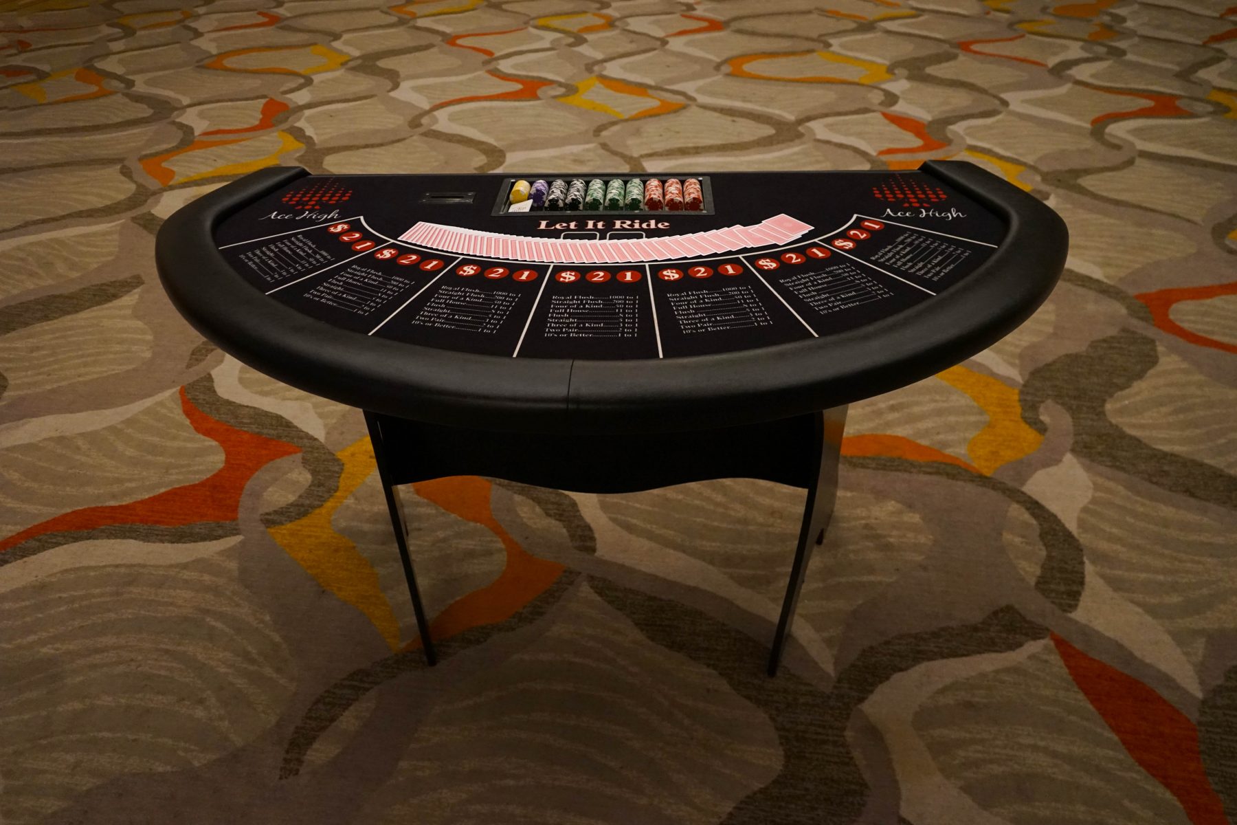 Let-it-Ride Table Rentals – Ace High Casino Rentals