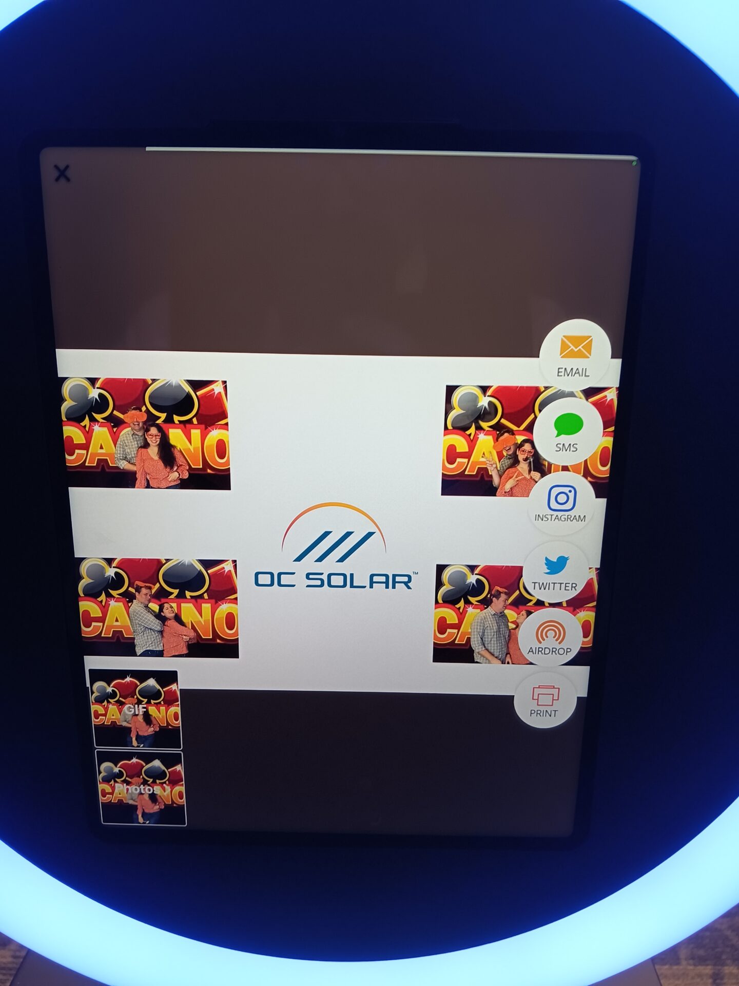 Our Exciting Digital Photo Booth – Ace High Casino Rentals
